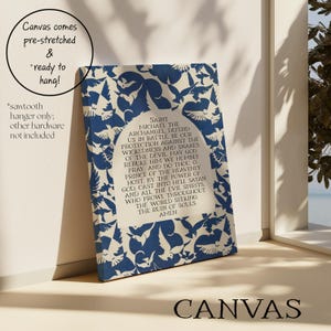 Prayer of St Michael Print | Christian Wall Art, Catholic Decor ...