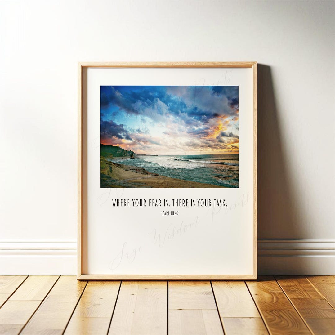 Carl Jung Quote Wall Art | Psychology Poster, Therapy Office Decor ...
