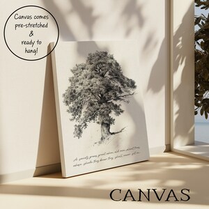 Vintage Tree Art Quote, Greek Proverb | Vintage Wall Art | Ecology ...