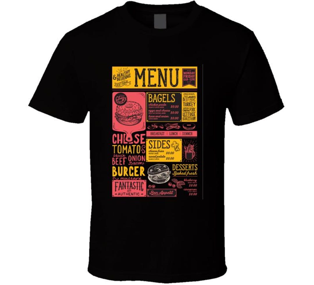 Bagels Restaurant Menu Vector Sandwich Food Flyer for Bar and Cafe ...