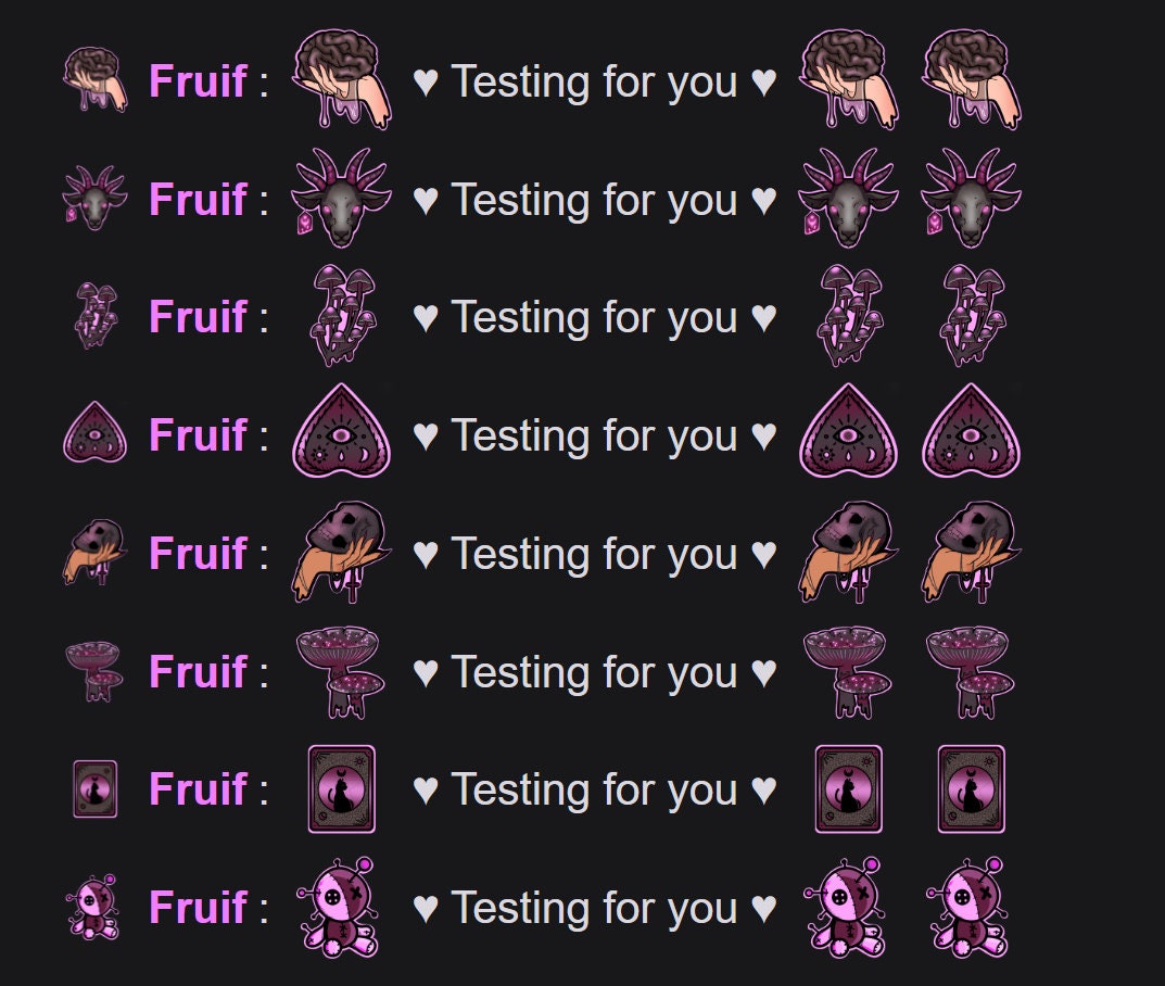 8 Sub/bit Twitch Badges Ritual Pack Instant Download Pastel Pink Witchy ...