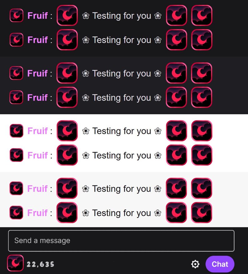 Twitch Channel Point | Blood Moon Emblem | Stream Badge/emote | P2U - Etsy
