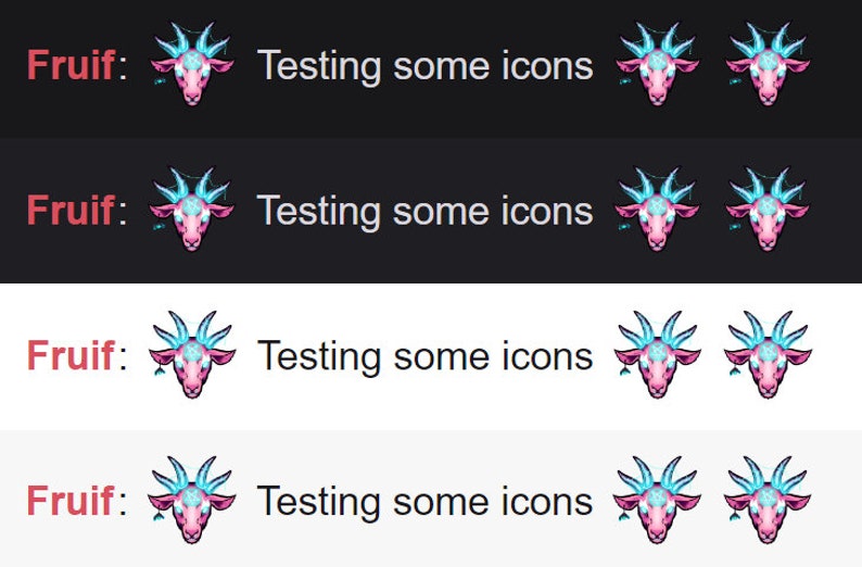 Twitch Channel Point Pink Satanic Goat Aesthetic Neon Goth Witchy Dark ...