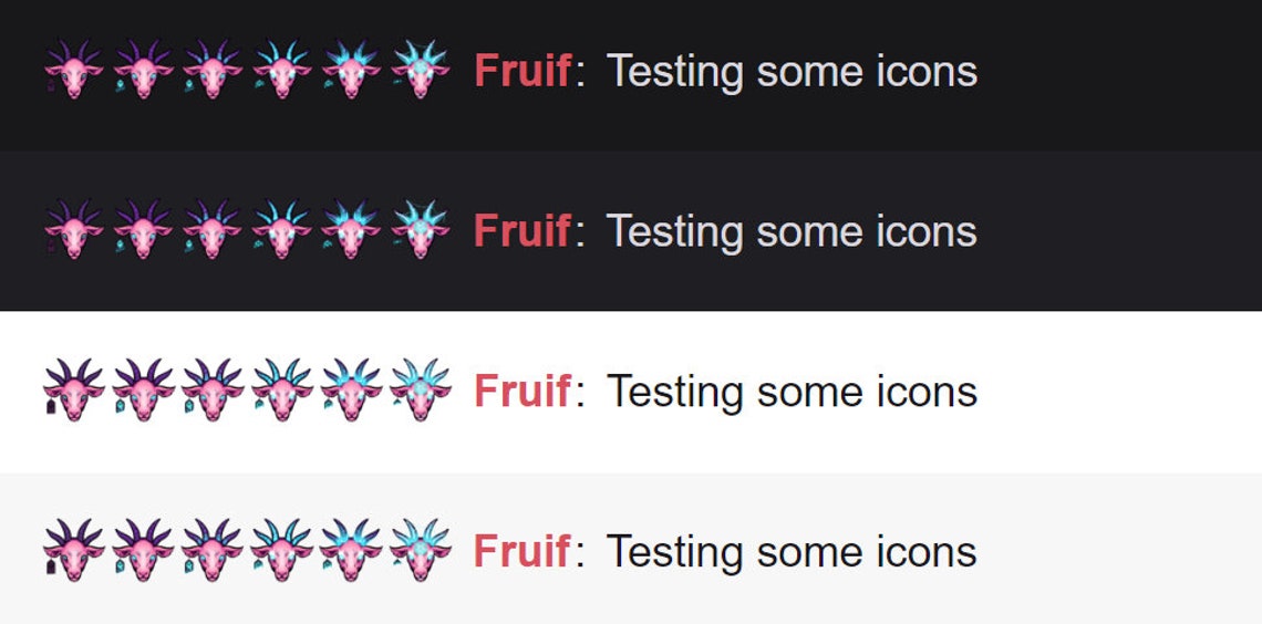 6 Twitch Sub Badges Pink Satanic Goat Aesthetic Neon Goth Witchy Dark ...
