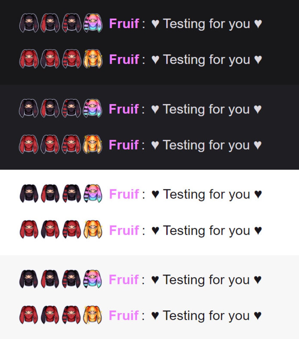 8 Sub/bit Twitch Badges Ski Mask Bunny Goth Red Baddie Instant Download ...