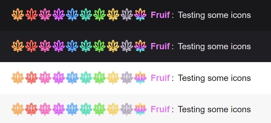 10 Sub/bit Twitch Badges Neon leaf Instant Download Adult Weed Leaf ...