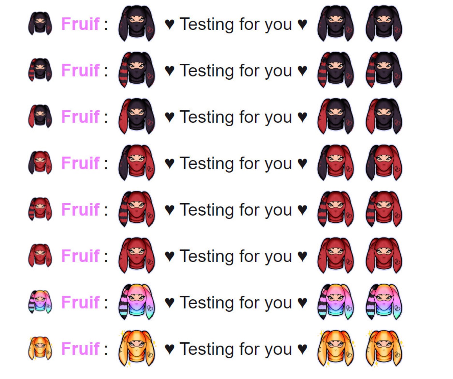 8 Sub/bit Twitch Badges Ski Mask Bunny Goth Red Baddie Instant Download ...