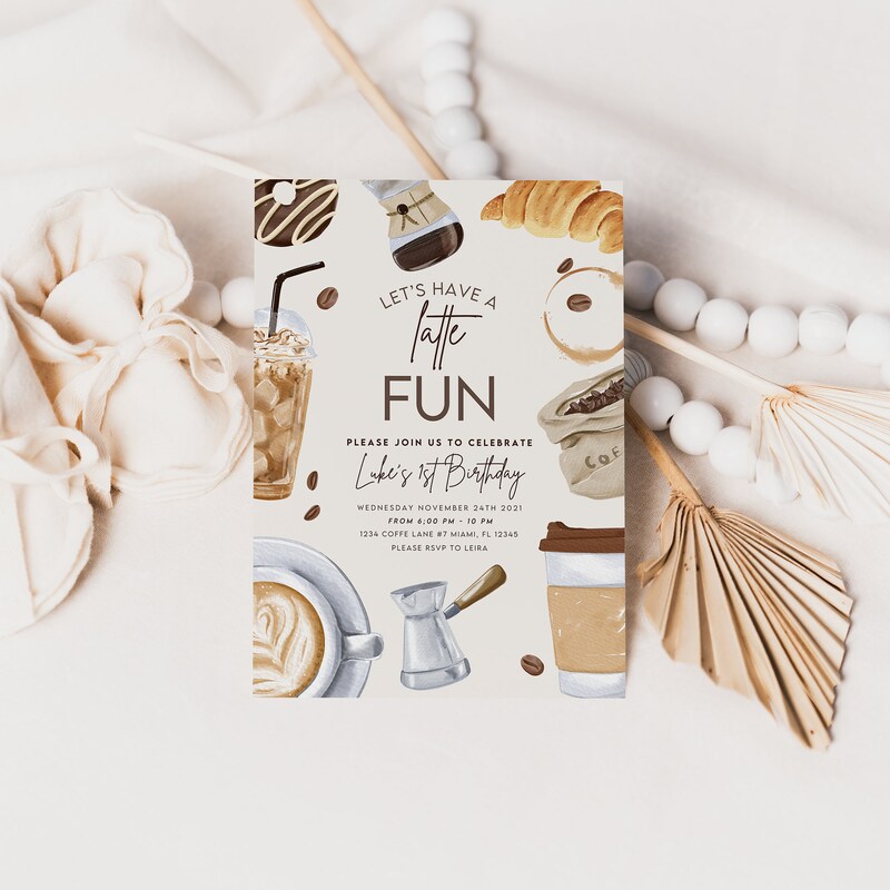 Coffee Invitation - Etsy