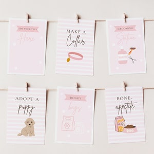 EDITABLE Printable Puppy Party Birthday Signs Bundle Set, Puppy Party ...