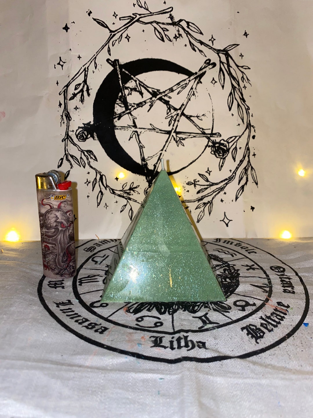 Mini Scented Pyramid Melt Away Treasure Candle - Etsy