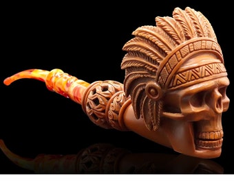 Handmade Indian Pipe - Etsy