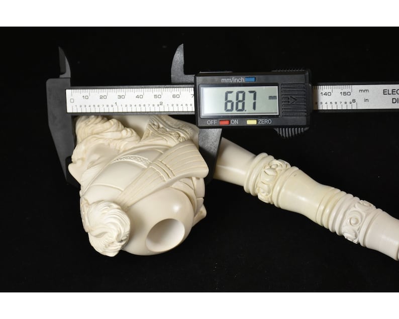 Long Stem Sultan Pipe, Make to Order Sultan Pipe, Handmade Meerschaum ...