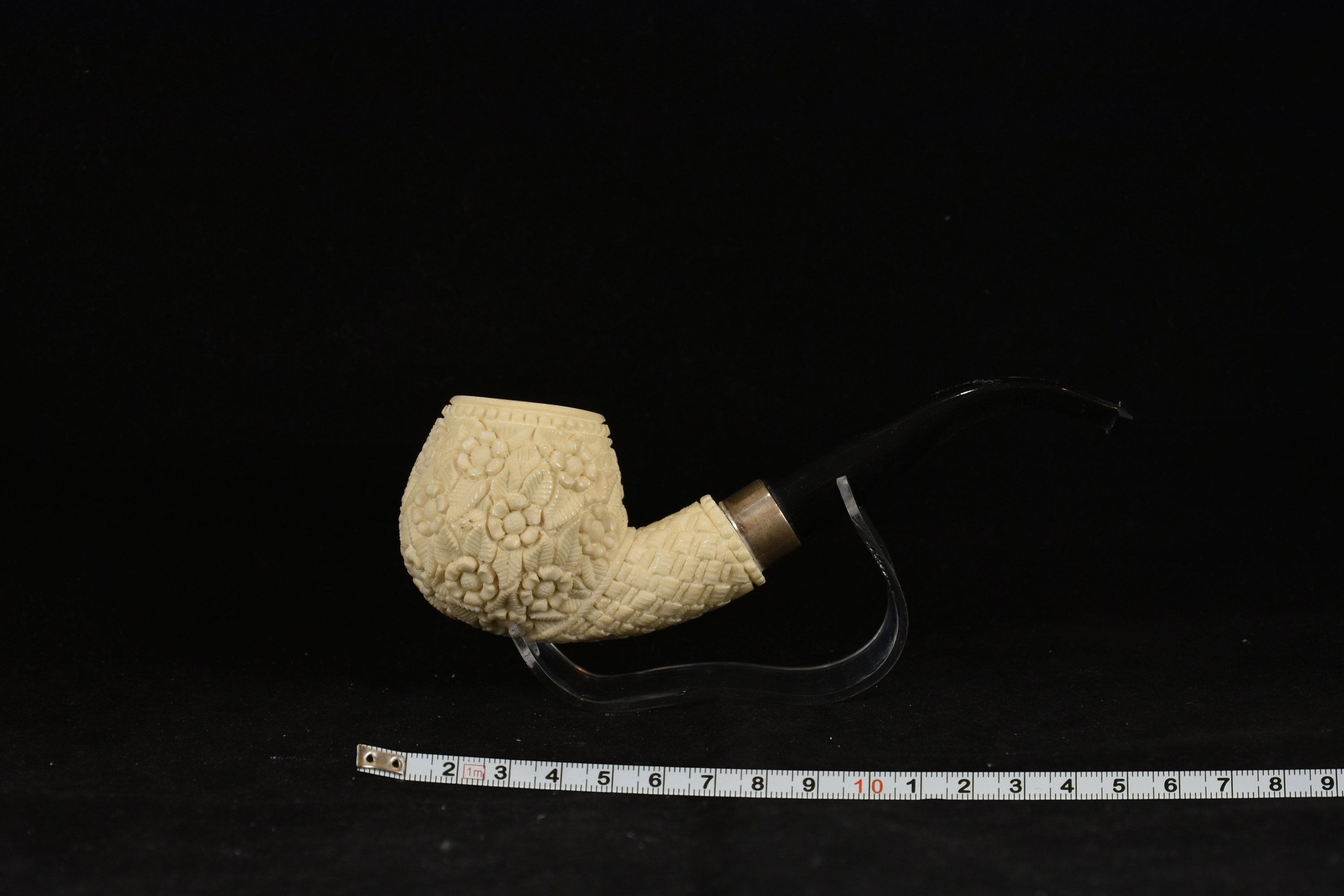 Embossed Floral With Flower Symbol Pipe Meerschaum Pipe - Etsy