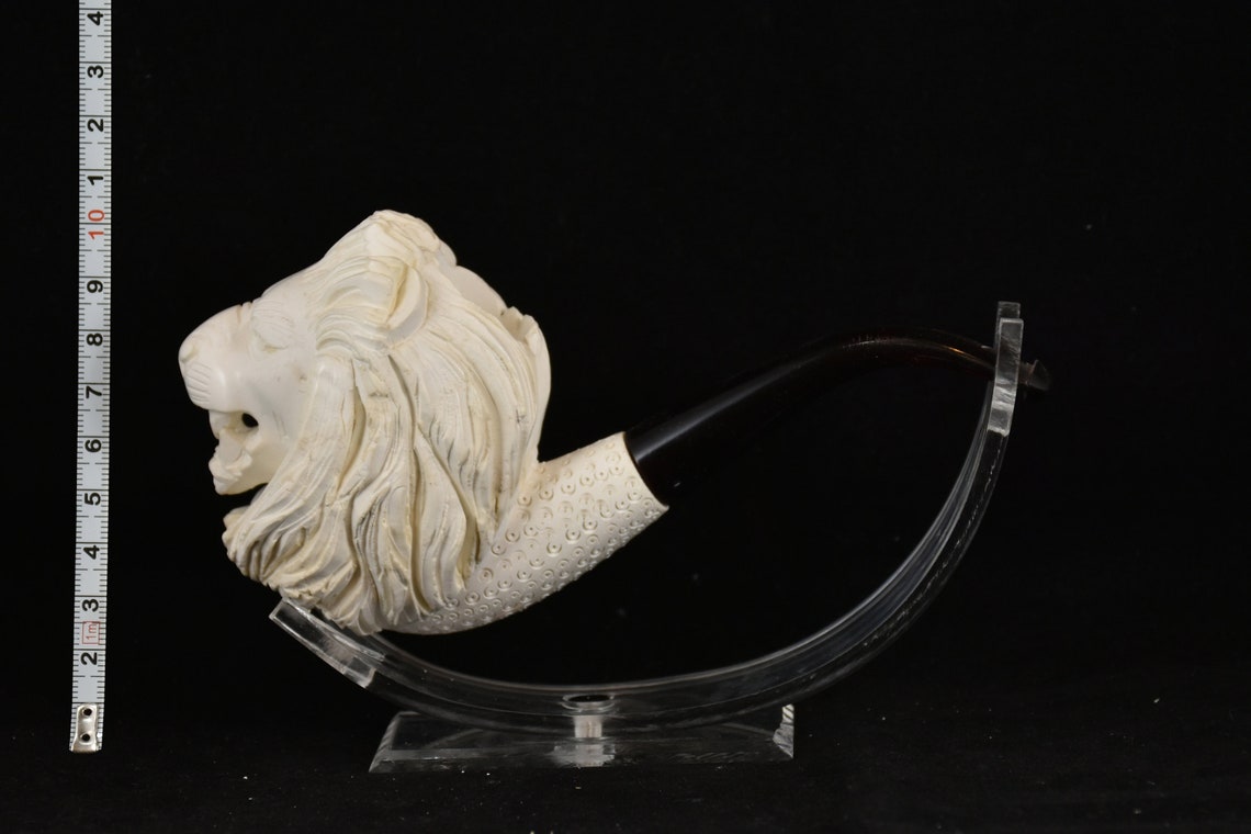 Lion Meerschaum Meerschaum Pipe Handmade Meerschaum Pipes - Etsy