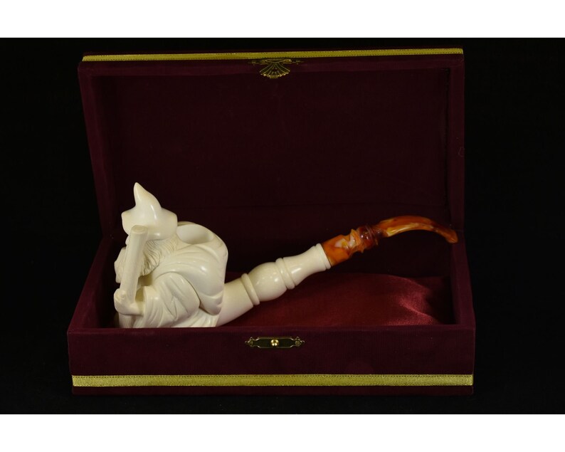 LARGE Gandalf Pipe Magician Pipe Dumbledore Pipe Meerschaum - Etsy