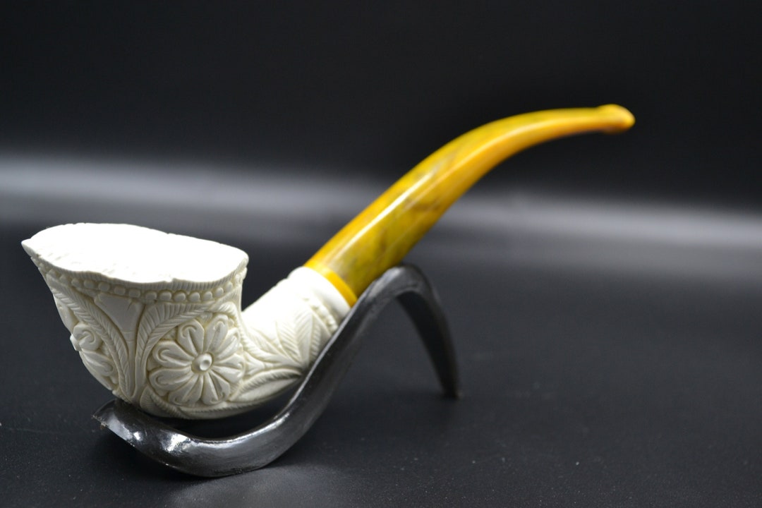 Embossed Floral Dublin Pipe, Freehand Pipe, Dublin Pipe, Block ...