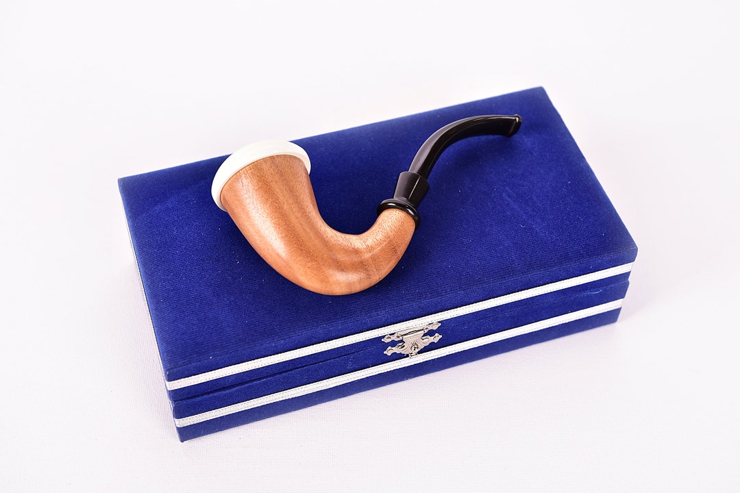 Calabash Pipe, Calabash Middle Size, Meerschaum Pipe, Handmade ...