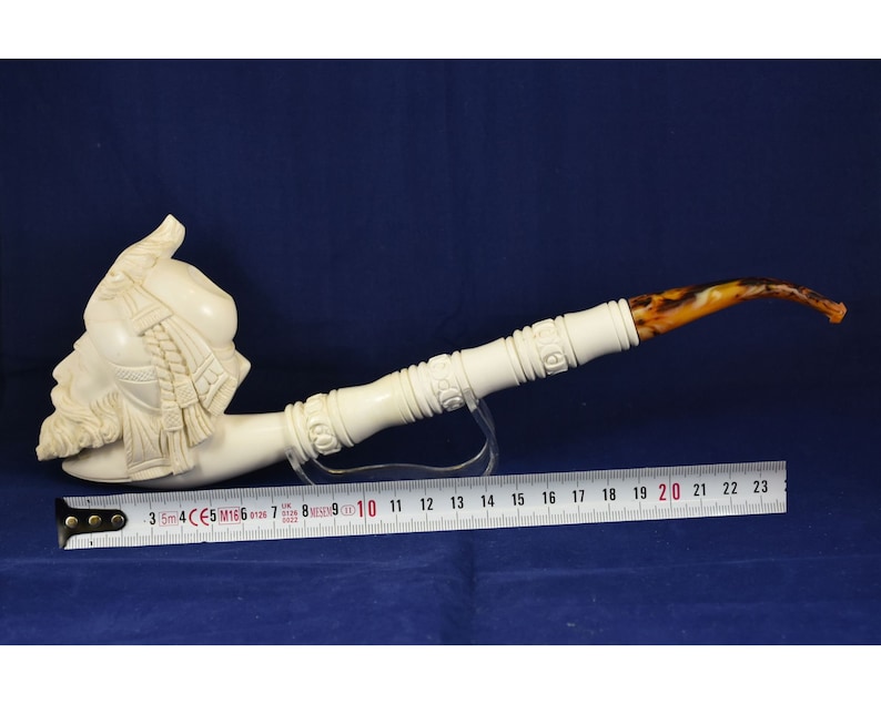 Long Stem Sultan Pipe, Make to Order Sultan Pipe, Handmade Meerschaum ...