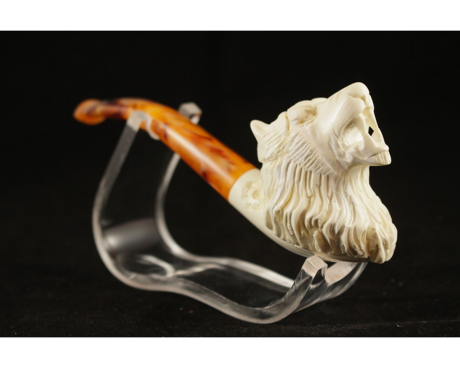 Wolf Pipe Handmade Meerschaum Pipes Artisan Pipes Block - Etsy