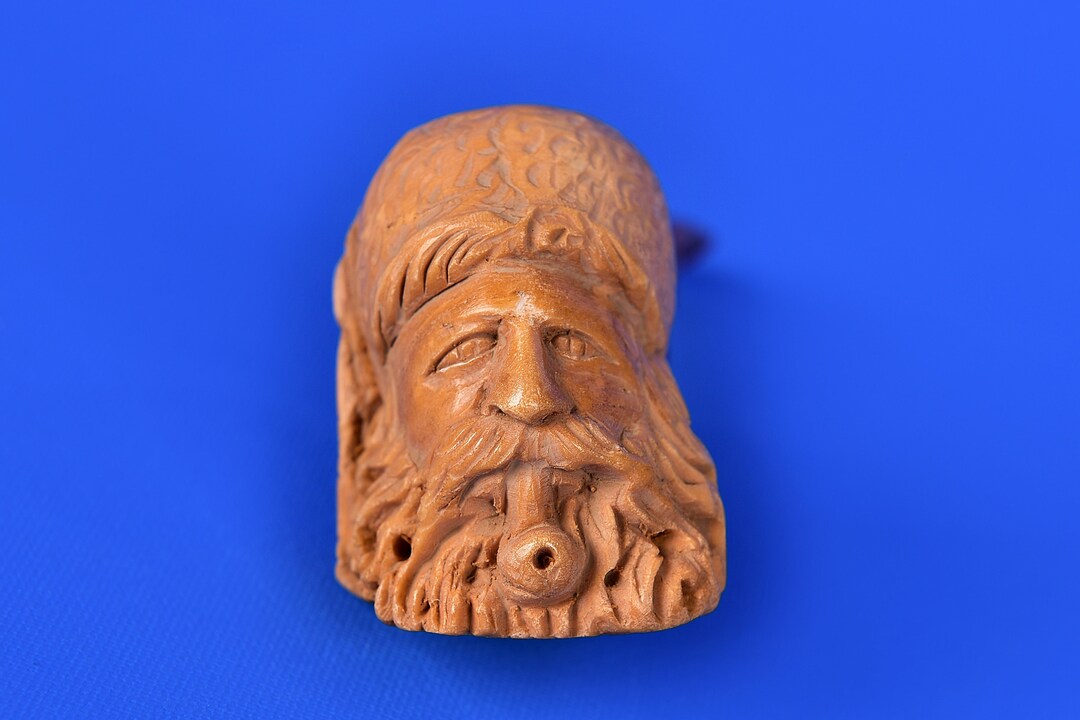 Dunhill Meerschaum Pipe, Bearded Man Pipe, Handmade Meerschaum Pipes ...