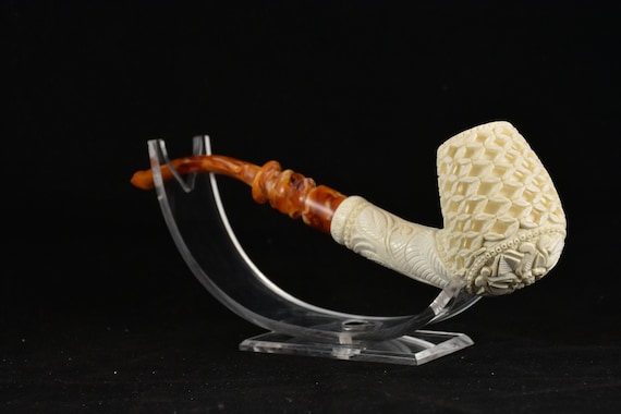 Long Stem Classical Pipe Meerschaum Pipe Handmade Meerschaum | Etsy