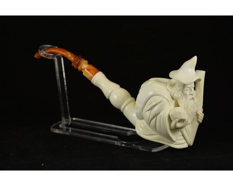 LARGE Gandalf Pipe Magician Pipe Dumbledore Pipe Meerschaum - Etsy