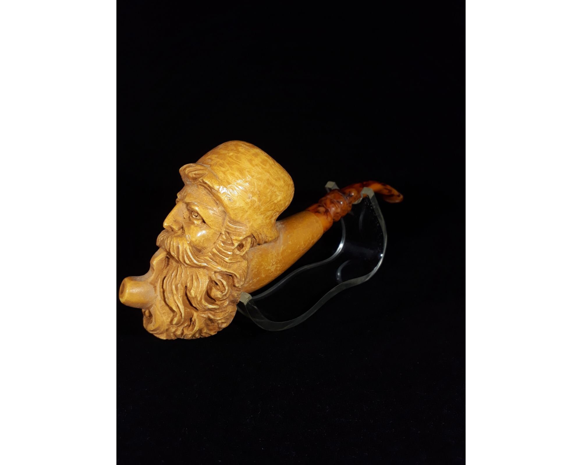 Dunhill Meerschaum Pipe Bearded Man Pipe Handmade Meerschaum - Etsy