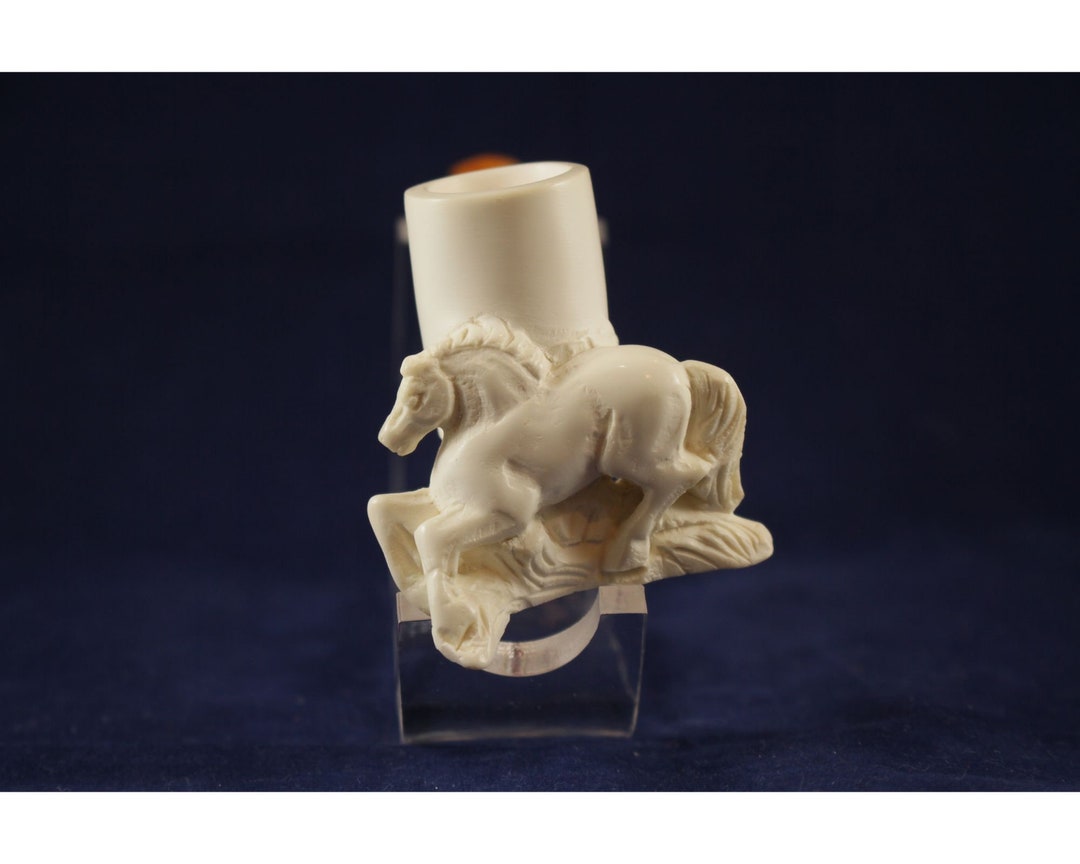Horse Pipe, Racing Horse Pipe, Race Horse Pipe, Meerschaum Pipe ...