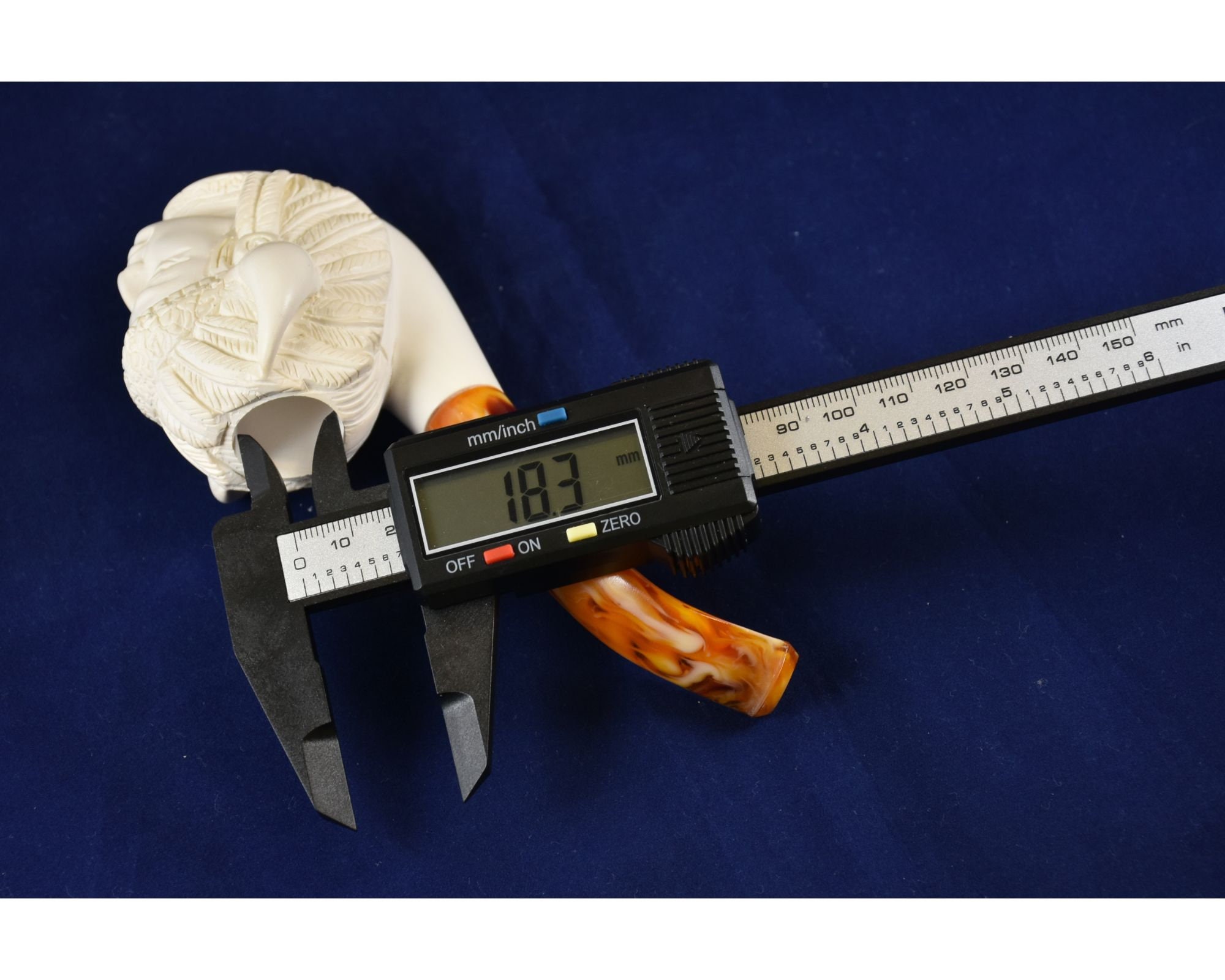 Indian Chef Pipe Meerschaum Pipe Native American Pipe - Etsy