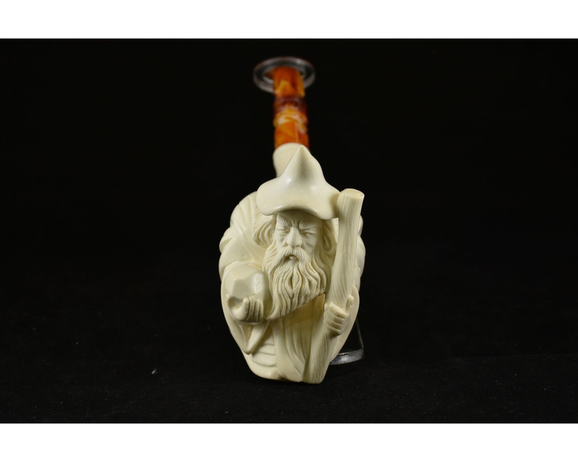 LARGE Gandalf Pipe Magician Pipe Dumbledore Pipe Meerschaum - Etsy