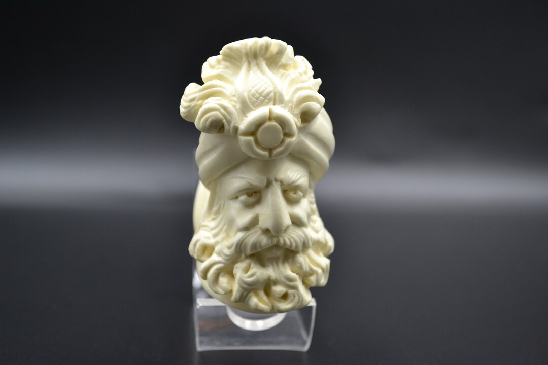 Ottoman Empire Pipe, Sultan Pipe, Block Meerschaum, Meerschaum Pipe ...
