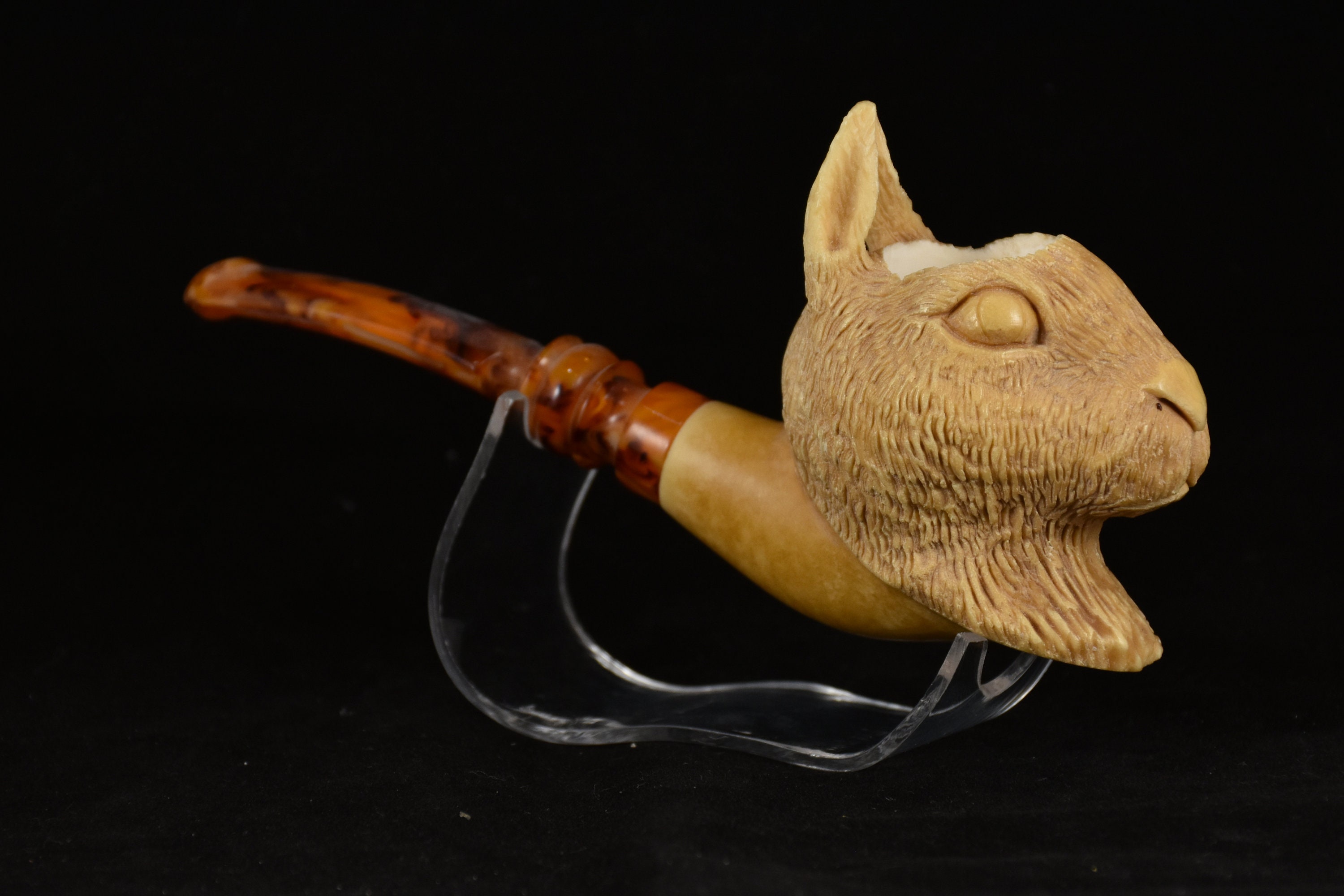 Rabbit Pipe, Customized Pipe, Personalized Handmade Meerschaum Pipes ...