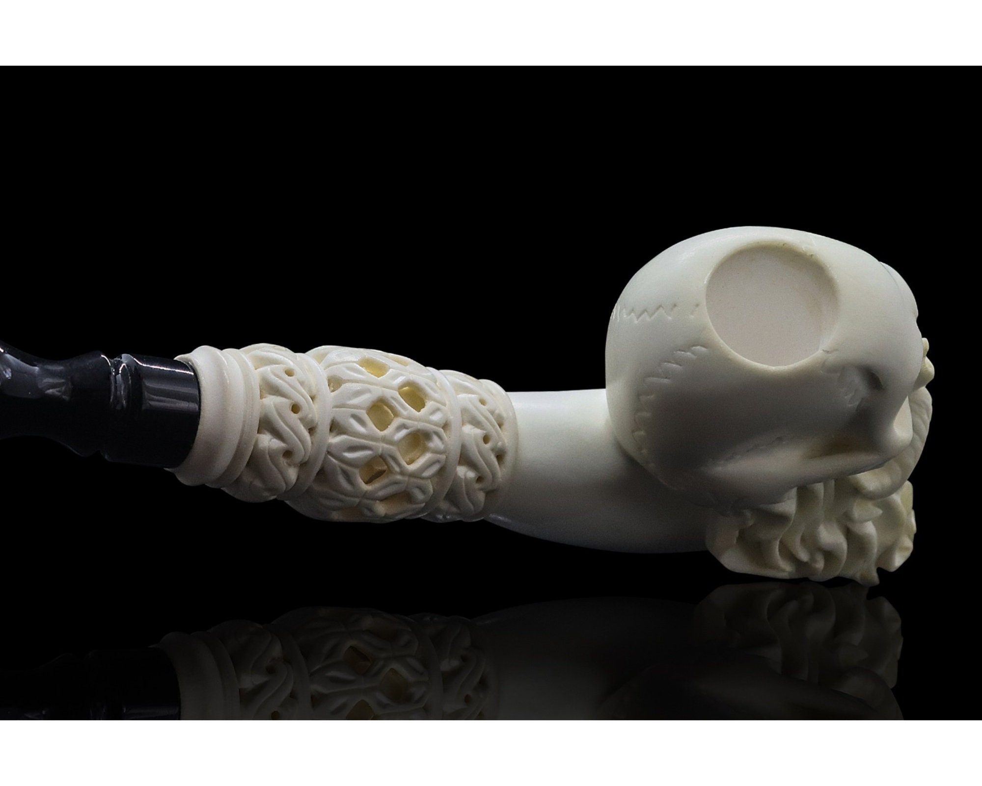 Skull Head Pipe, Customized Skull Pipe, Death's Head Pipe, Handmade ...