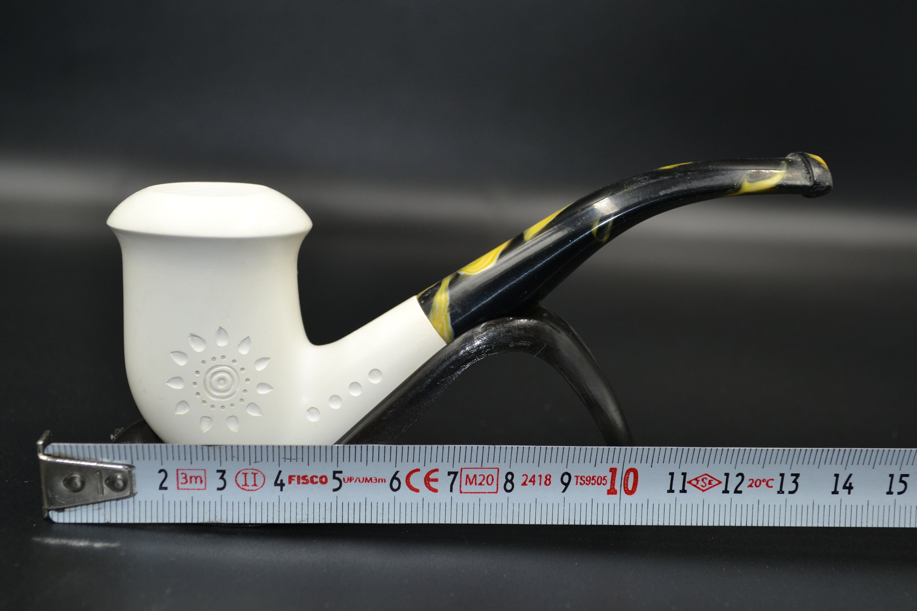 Calabash Pipe With Symbol, Calabash Pipe, Classical Pipe, Colorful Stem ...