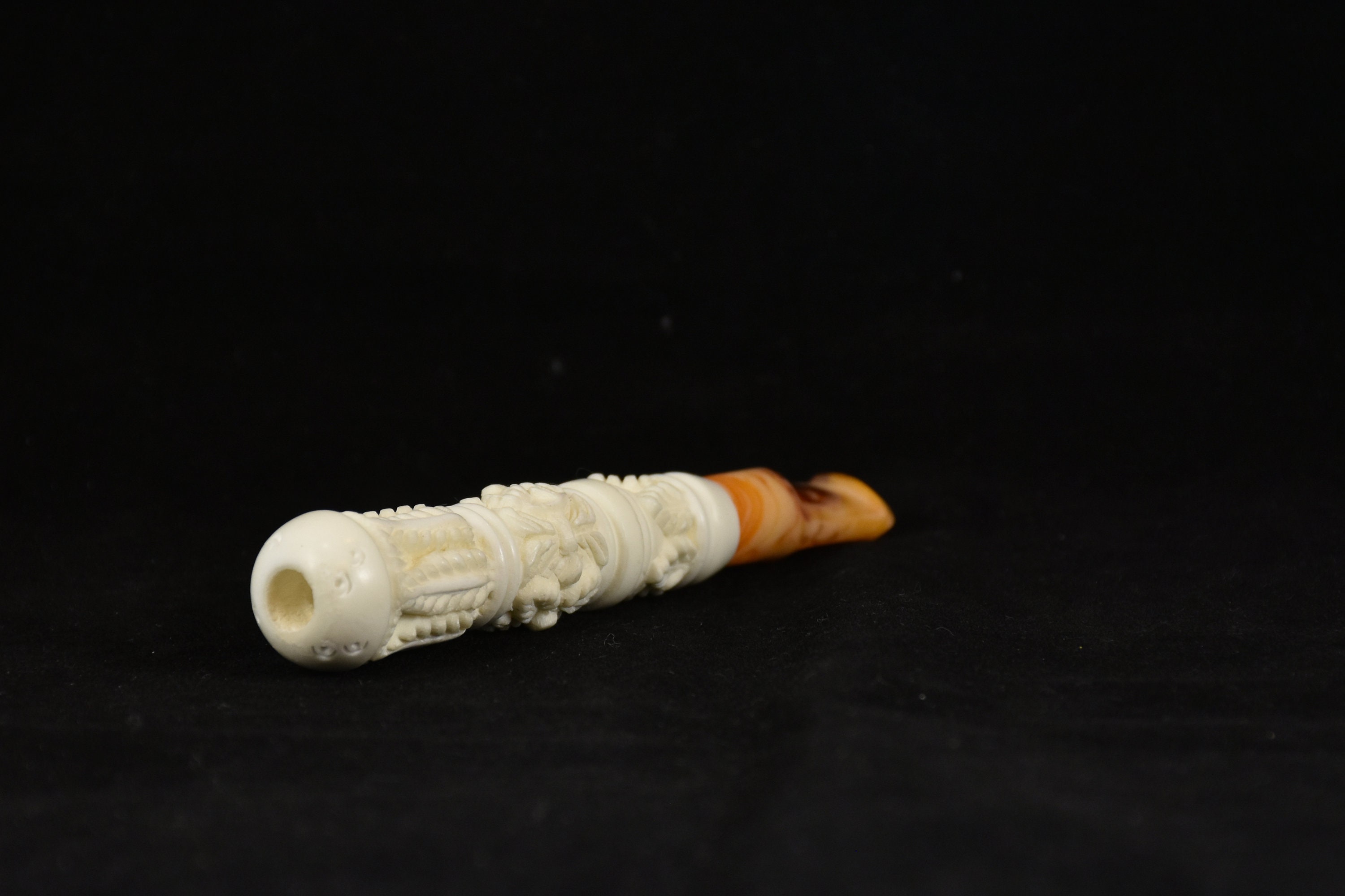 Hand Carved Cigarette Holder Meerschaum Holder Handmade - Etsy