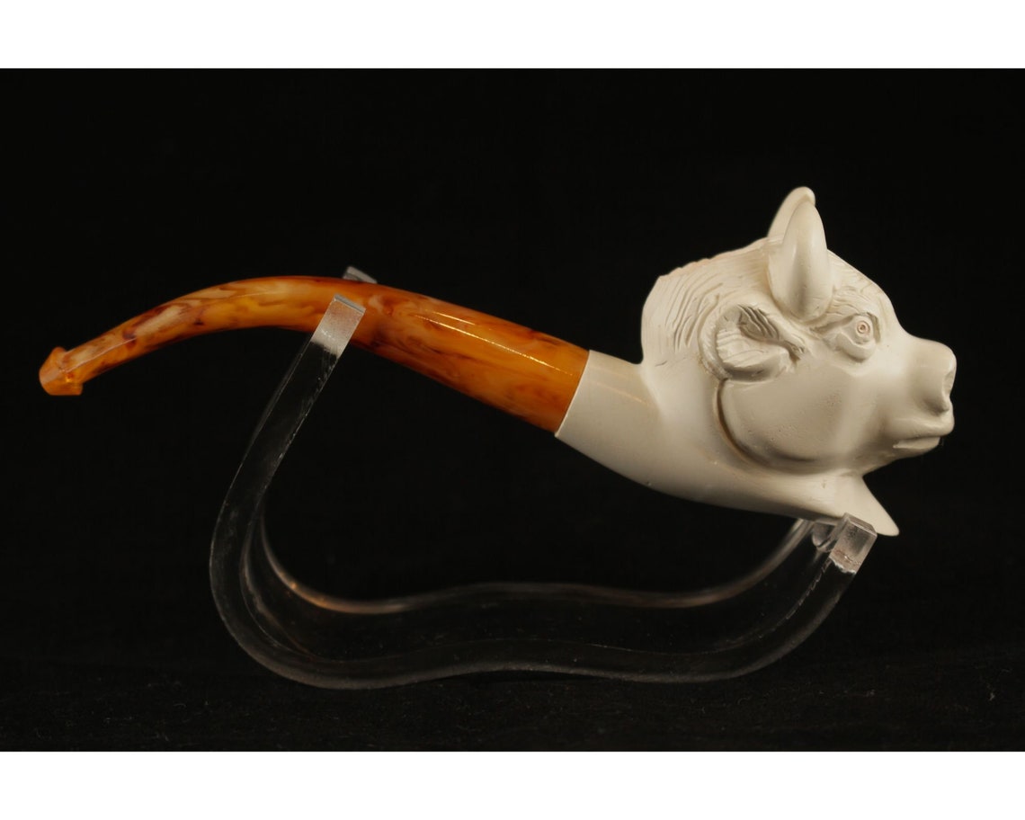 Cow Meerschaum Pipe Handmade Meerschaum Pipes Artisan Pipes - Etsy
