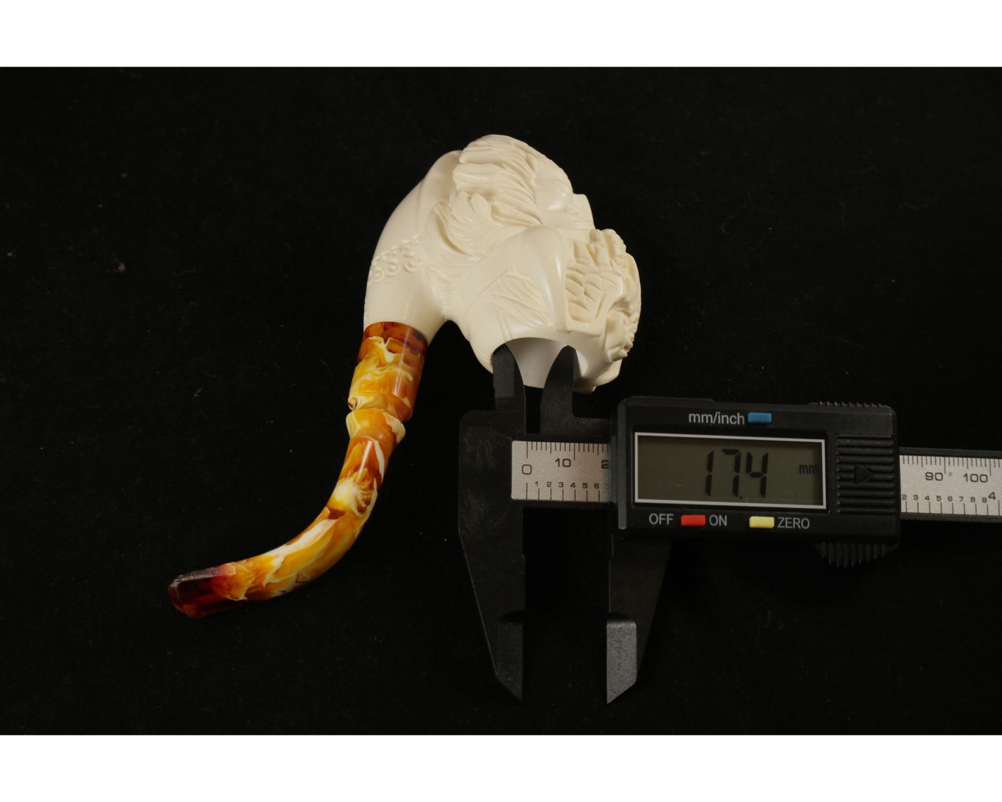 Viking Warrior Meerschaum Pipe, Handmade Viking Horns Meerschaum Pipes ...