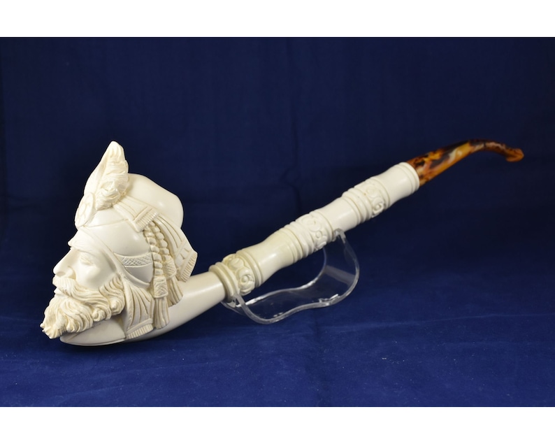 Long Stem Sultan Pipe, Make to Order Sultan Pipe, Handmade Meerschaum ...