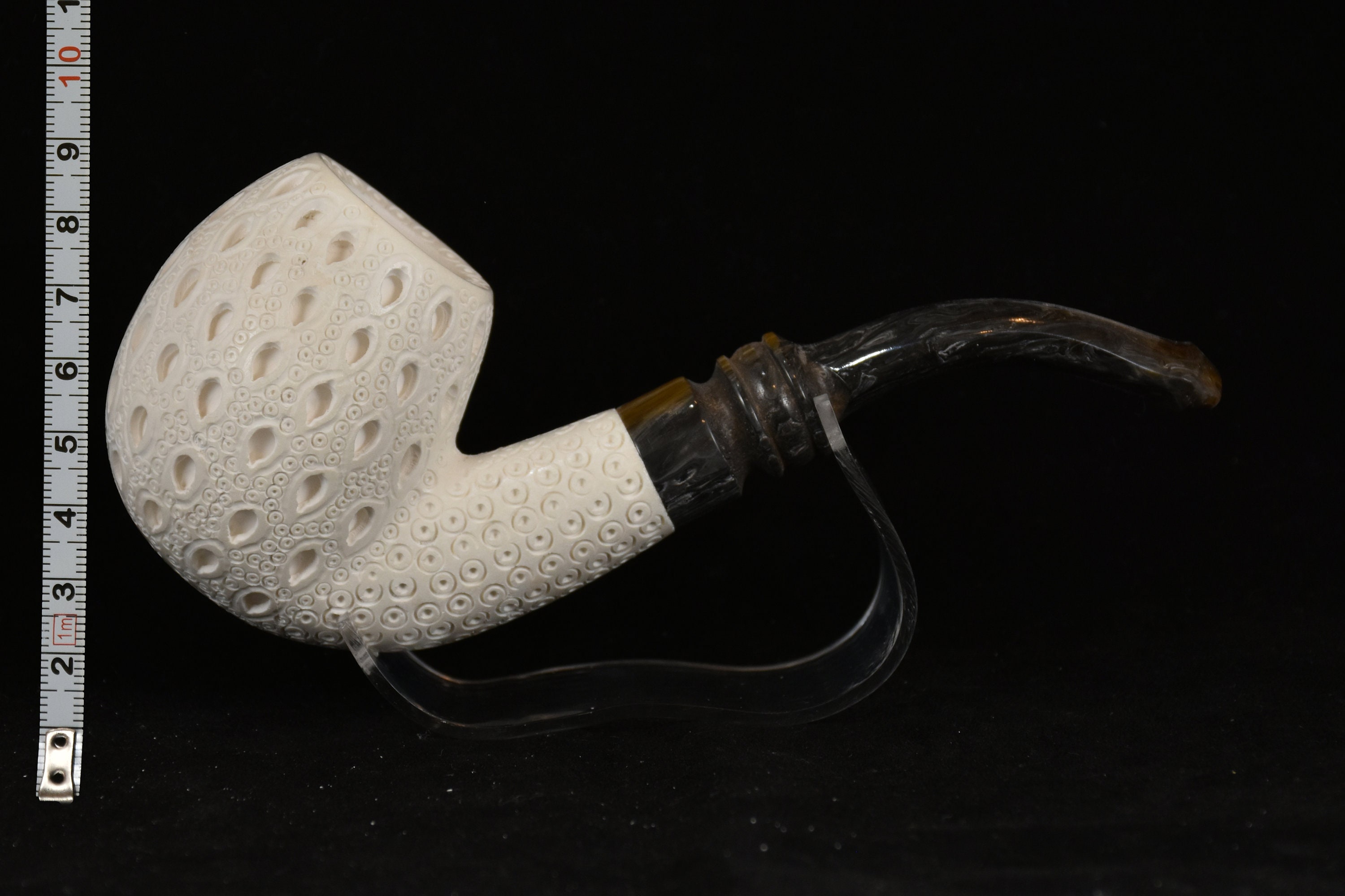 Bent Lattice Classic Meerschaum Pipe Unsmoked Block - Etsy