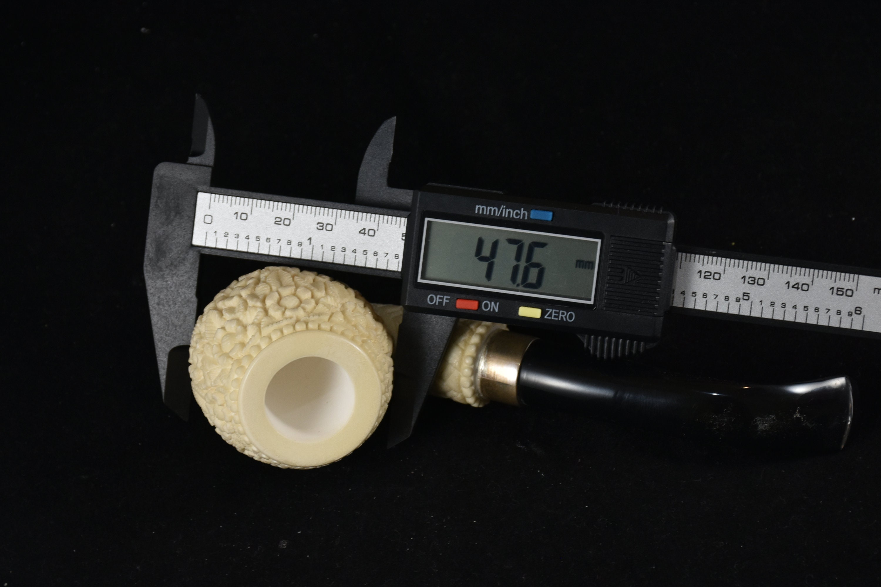 Embossed Floral With Flower Symbol Pipe Meerschaum Pipe - Etsy