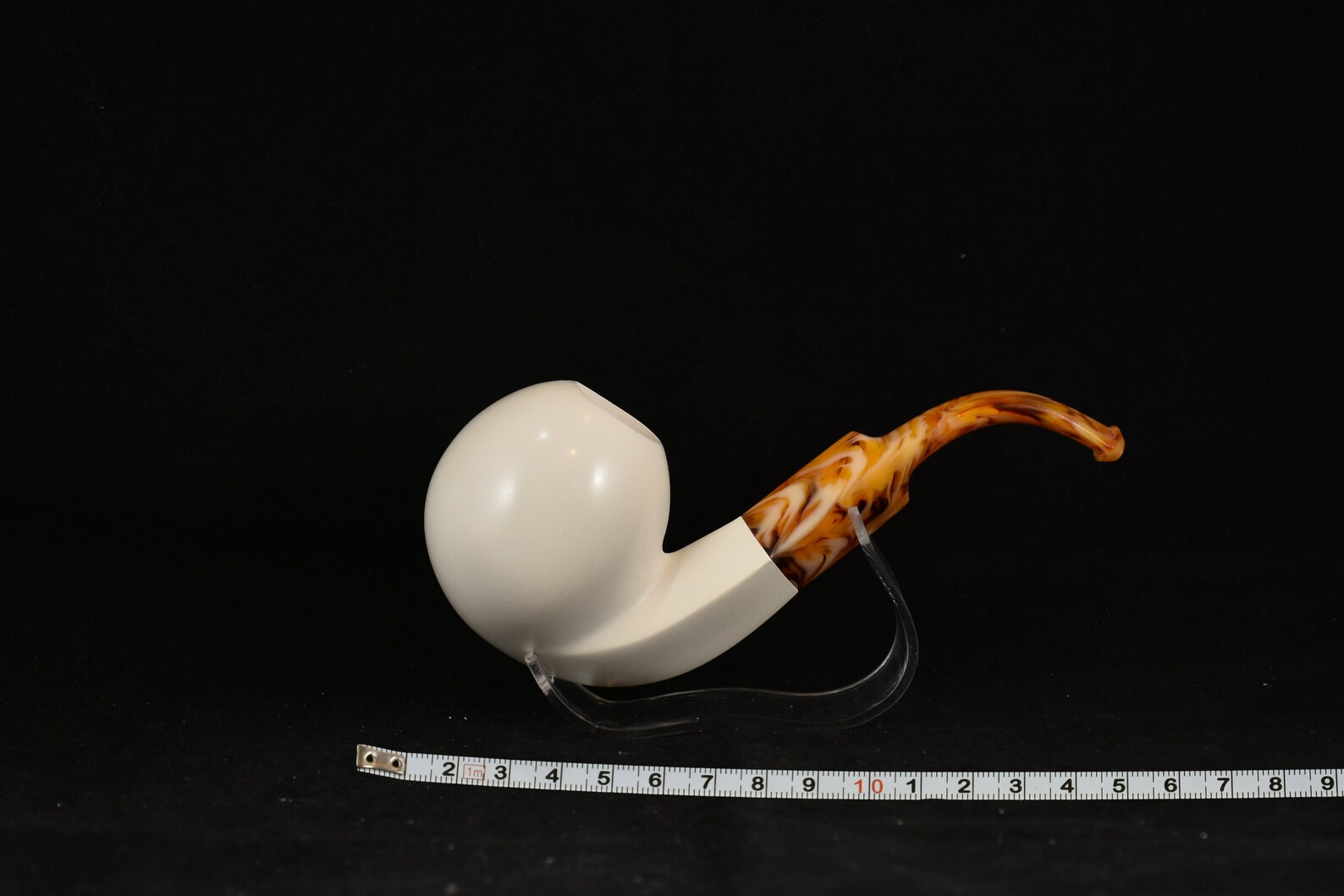 Bowl Smooth Pipe Half Bent Smooth Pipe Meerschaum Pipe - Etsy