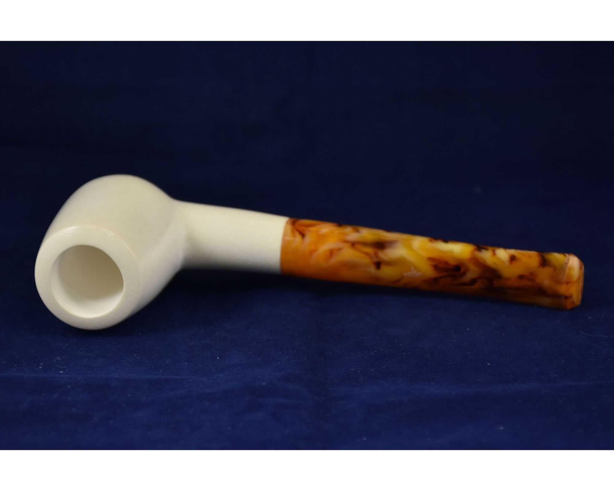 Smooth Full Bent Stem Pipe Straight Stem Pipe Meerschaum | Etsy