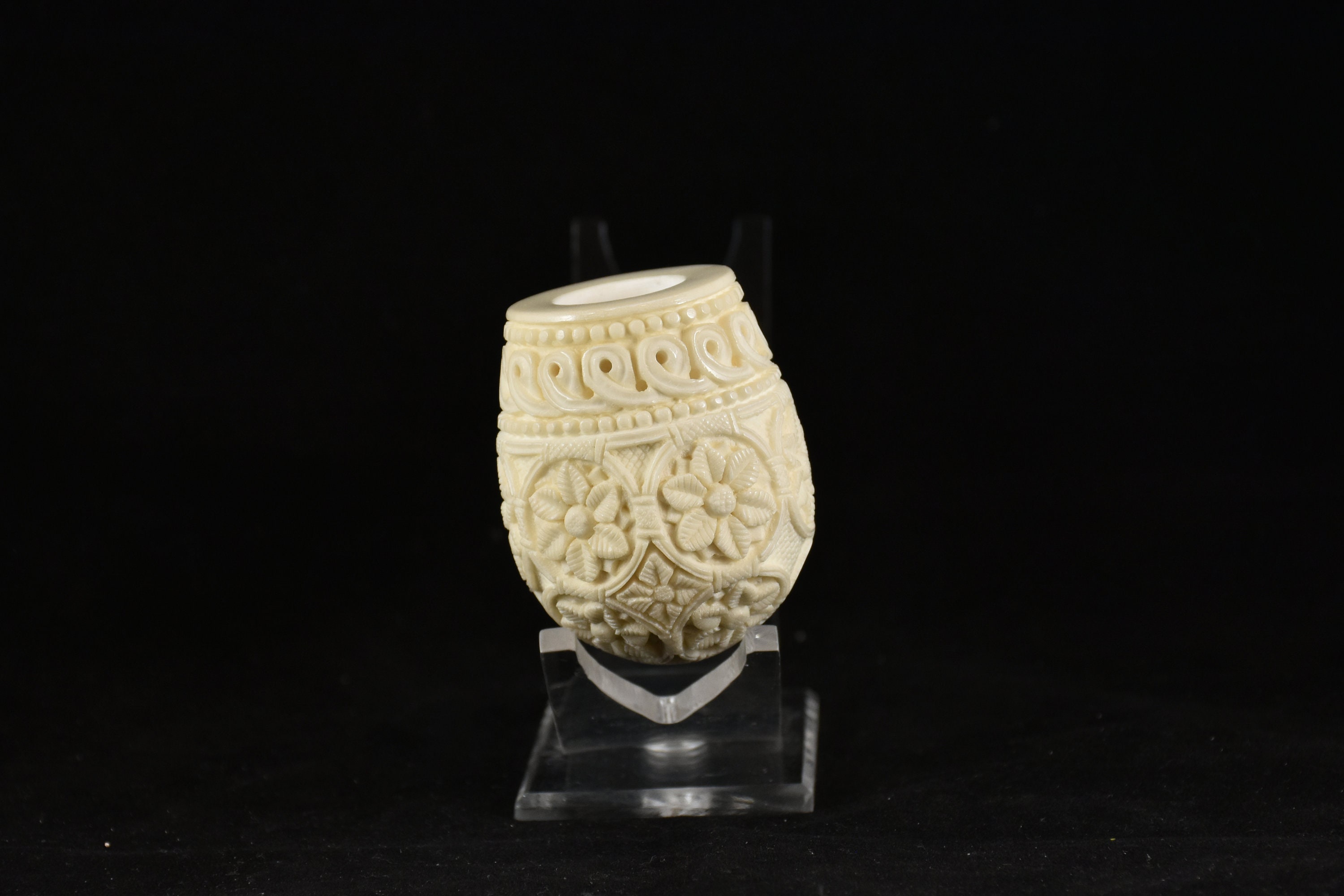 Embossed Floral Meerschaum Pipe Meerschaum Pipe Handmade - Etsy