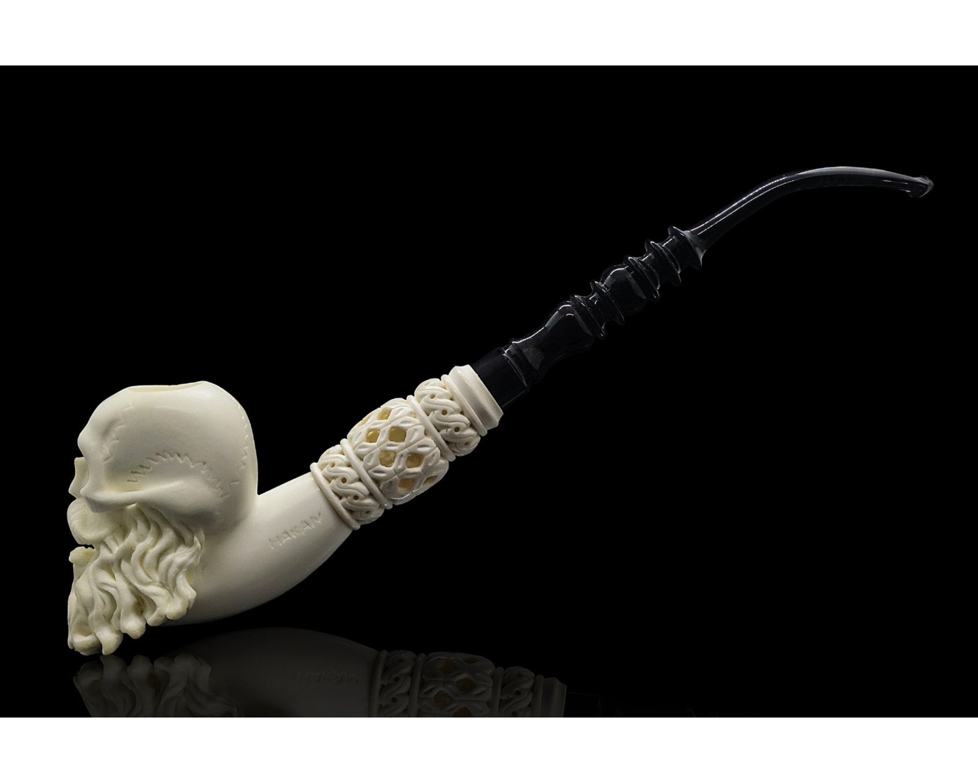 Skull Head Pipe, Customized Skull Pipe, Death's Head Pipe, Handmade ...