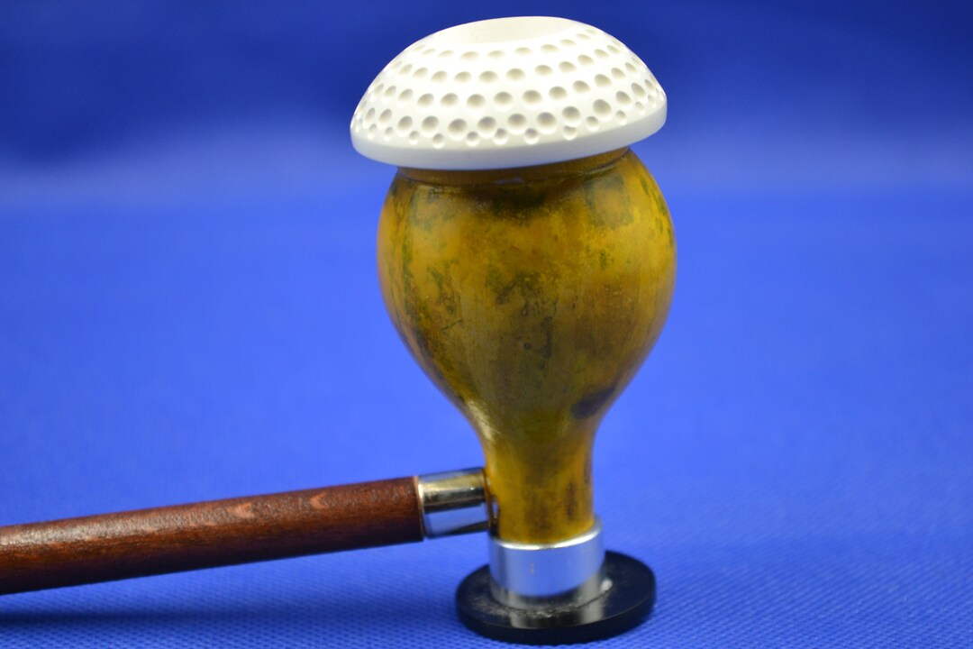 Freehand Brown Pipe, Meerschaum Pipe, Straight Stem Pipe, Meerschaum ...