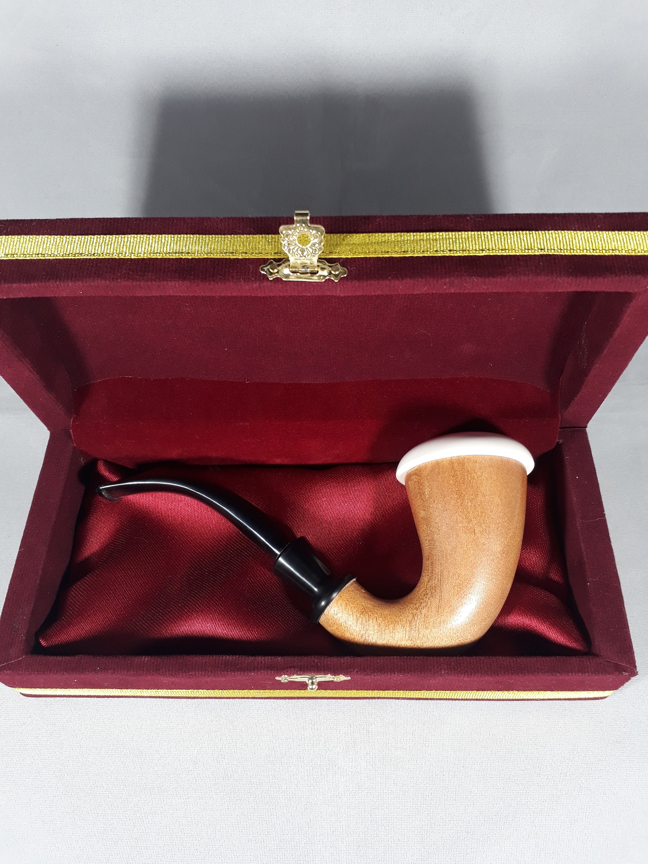 Calabash Pipe, Calabash Middle Size, Meerschaum Pipe, Handmade ...