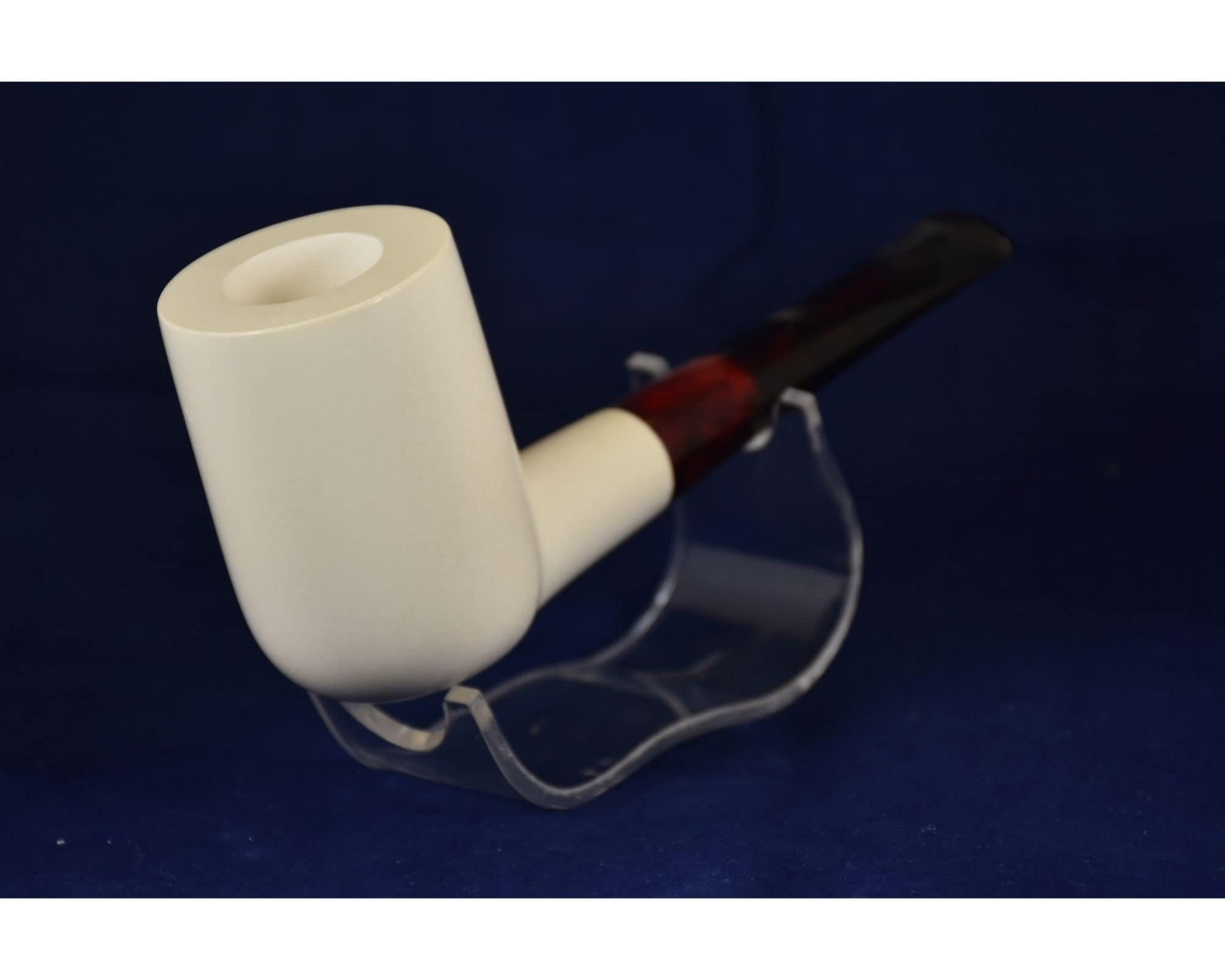 Smooth Straight Stem Pipe Turkish Meerschaum Handmade - Etsy