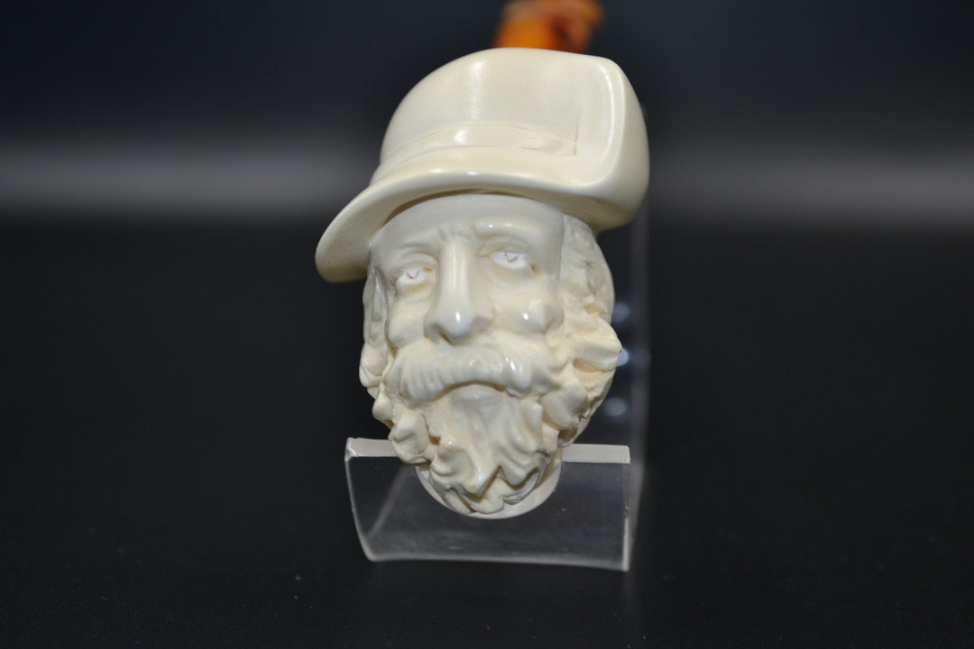 Bearded Man Pipe Handcraft Pipe Block Meerschaum Pipe - Etsy