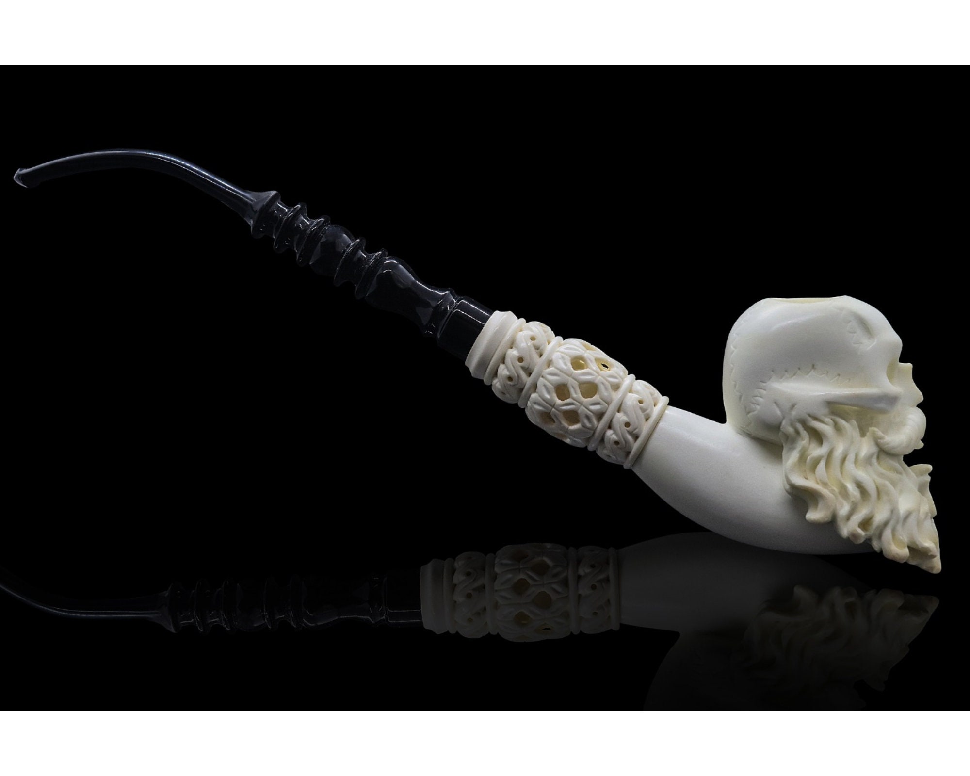 Skull Head Pipe, Customized Skull Pipe, Death's Head Pipe, Handmade ...