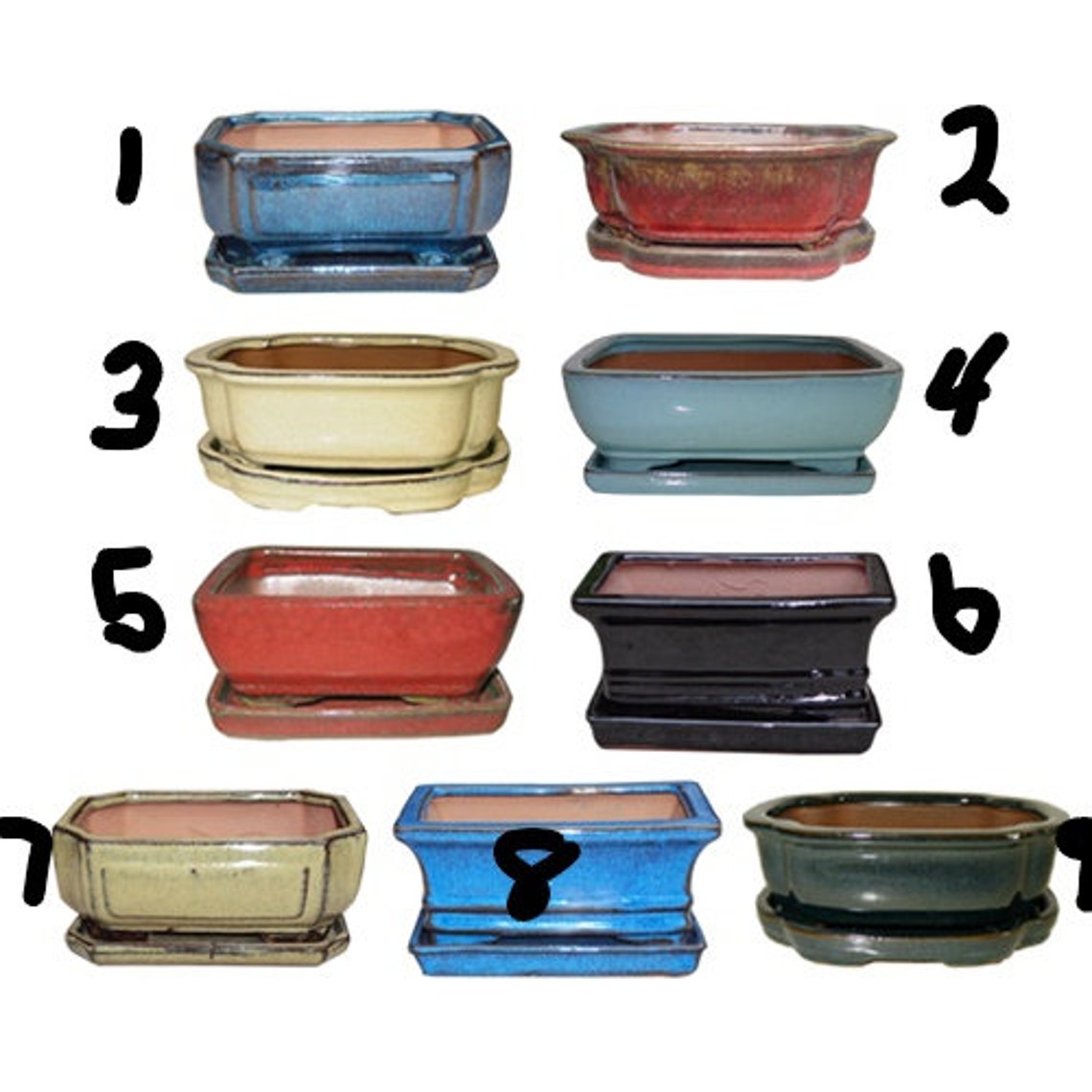 Ceramic Humidity / Drip Tray for Bonsai Pot - Etsy